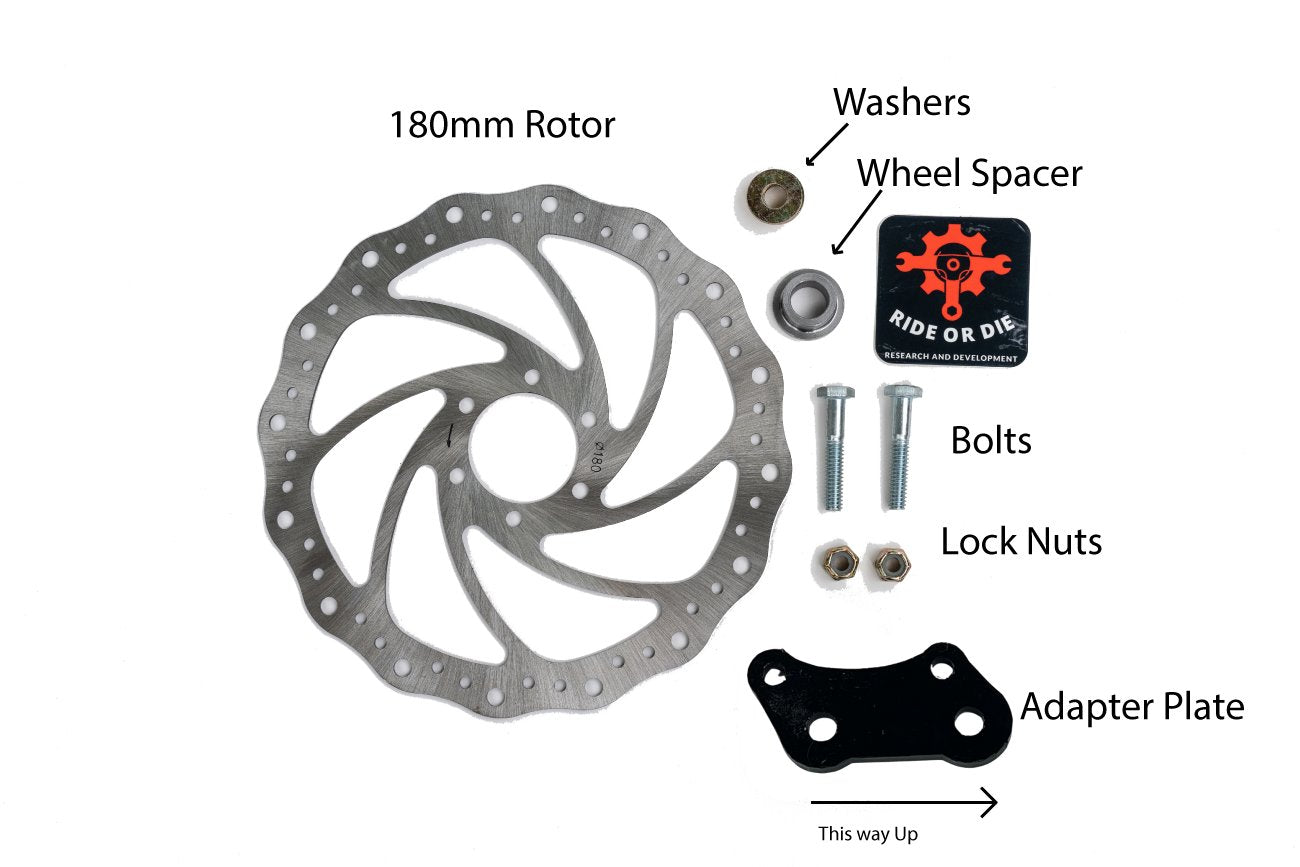 Brake Adapter Kits For Razors – Ride or Die R&D